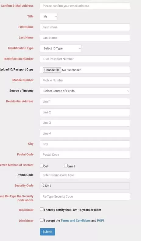 Tabgold Registration - how to register and create your Tabgold account ...